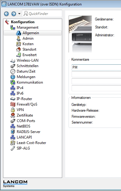 LANconfig - LANCOM Systems GmbH