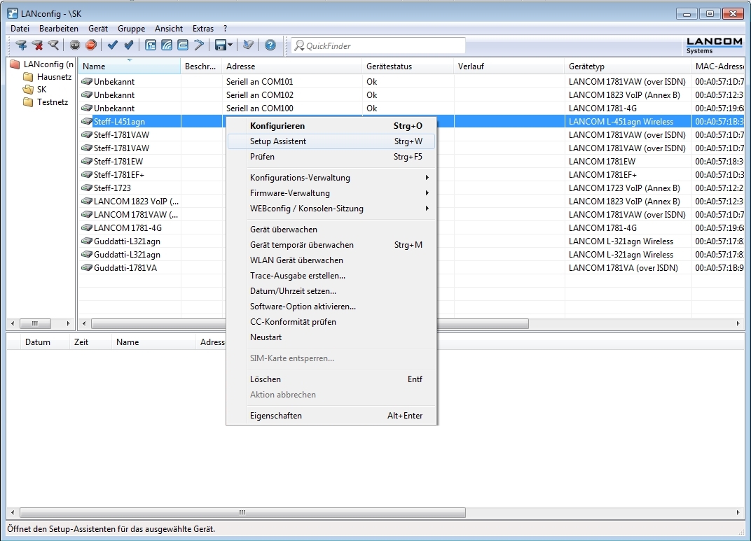 LANconfig - LANCOM Systems GmbH